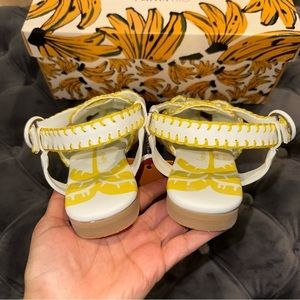 FARM Rio | Shoes | New Farm Rio Yellow Palm Tree Sandal | Poshmark
